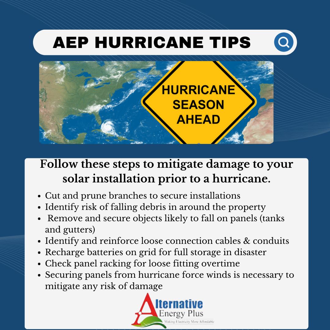 Hurricane Tips - Alternative Energy Plus